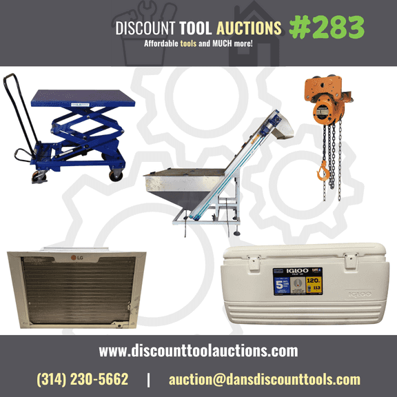 Dan's Discount Tools Auction #283 - Redbird Tools LLC