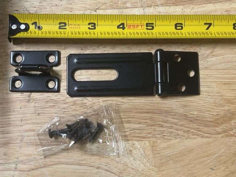 (100) Value Collection Steel Conventional Fixed Eye Hasp with Mounting ...