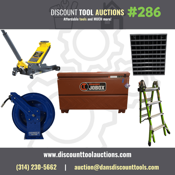 Dan's Discount Tools Auction #286 - Redbird Tools LLC
