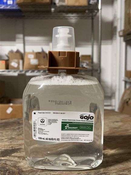 (2) GOJO-SKILCRAFT FMX-12 Green Certified Foam Handwash Refill 1250 mL PK3 - Redbird Tools LLC