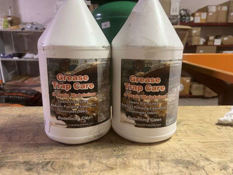 (2) Beyond Green Cleaning Grease Trap Care & Drain Maintainer 1 Gallon ...