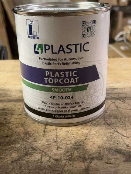 (6) 4Plastic Smooth Automotive Plastic Parts Refinishing Topcoat, 1 ...