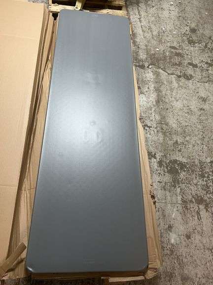 Iceberg 30" W x 96" L Charcoal Tabletop Rectangle Folding Table ...