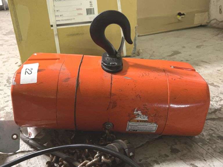 CM Lodestar 1-Ton - 1000 kg 1/2HP 37kW 7.7A 110-120V Electric Chain ...