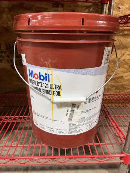 Mobil 5 Gal Pail DTE 21 Ultra ISO Grade 10 Amber Hydraulic/Spindle Oil ...