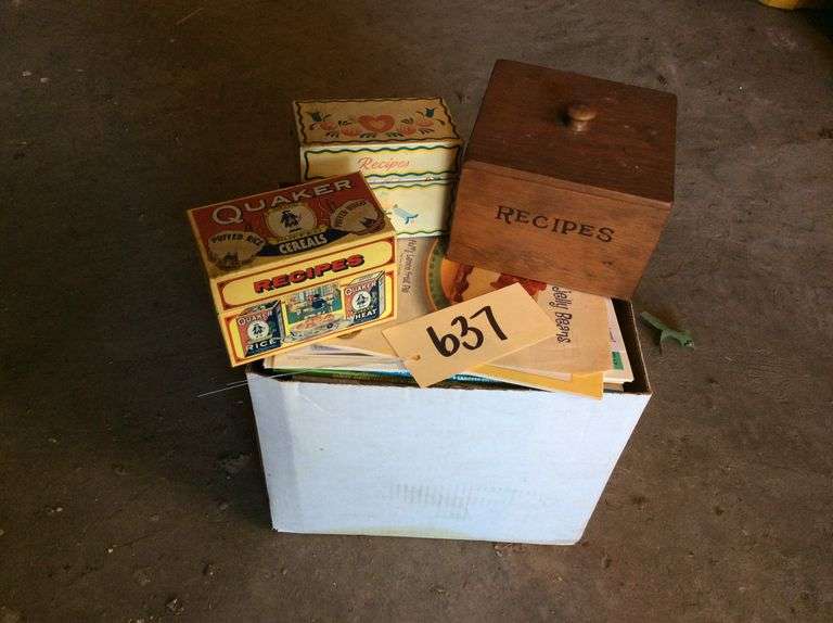 Magazines and Recipe Card Boxes - Duck Soup Auctions