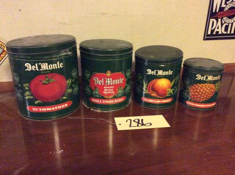 Del Monte Canister Set - Duck Soup Auctions