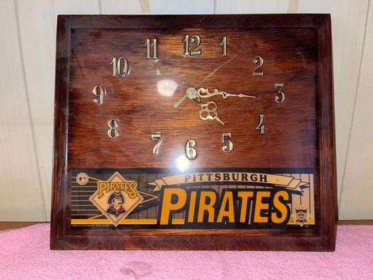 Pirates clock • Wood • Kitchen - Duck Soup Auctions