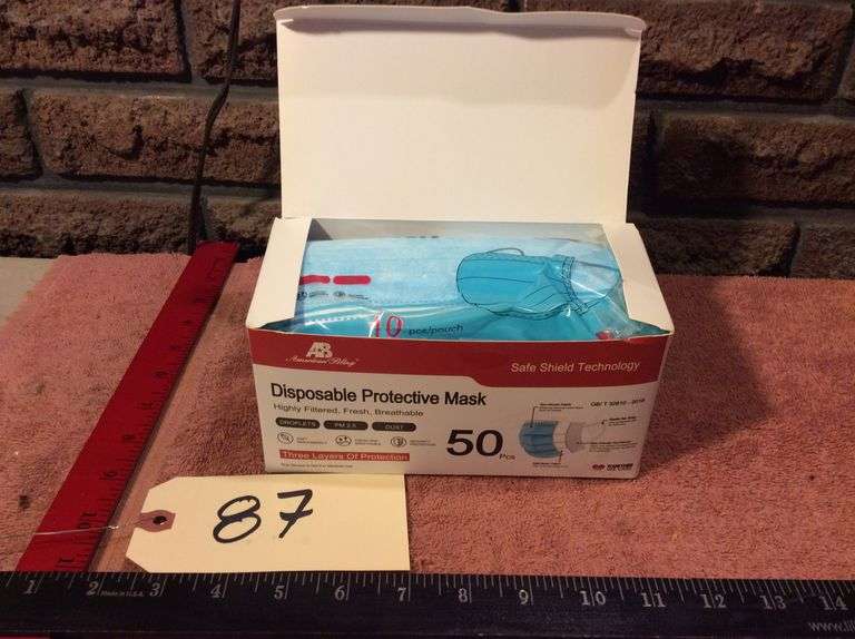 Disposable Face Masks - Duck Soup Auctions