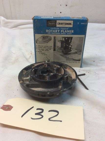 Craftsman Carbide Tipped Rotary Planer - Duck Soup Auctions