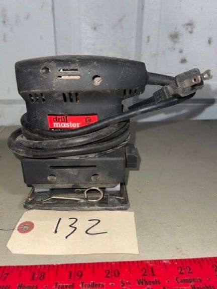 Drill master orbital hand sander • Works • Garage - Duck Soup Auctions