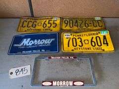 License plates • Garage - Duck Soup Auctions