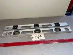 2 foot levels • (2) • Warehouse(street level) - Duck Soup Auctions