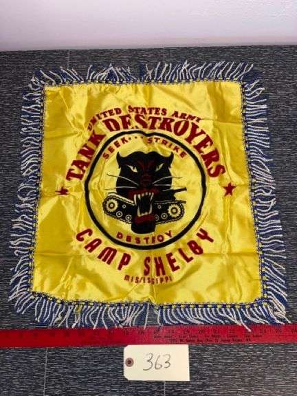 U.S. army Tank destroyers camp Shelby pillow case • Bedroom 1 • ( Click ...