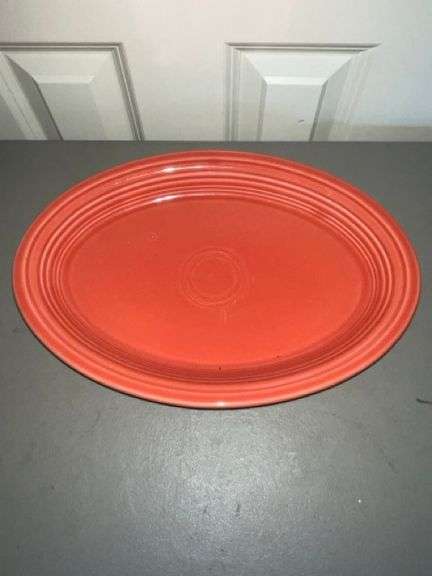 Fiesta ware plate • 13.5x10 • Dining room - Duck Soup Auctions