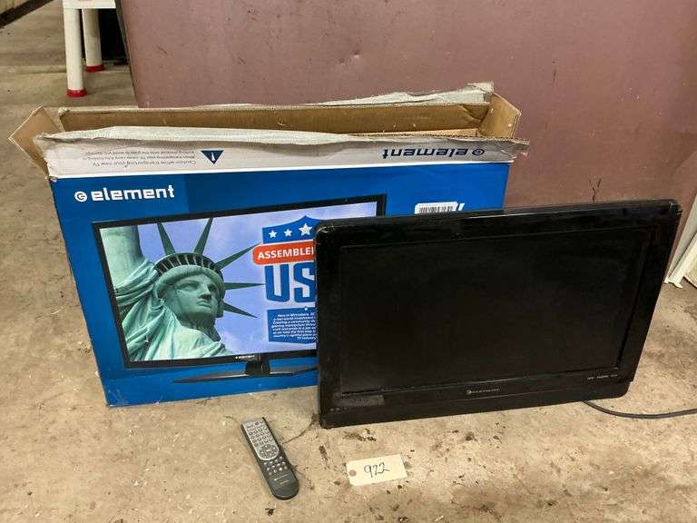 32" Element TV with Remote and Box - Duck Soup Auctions