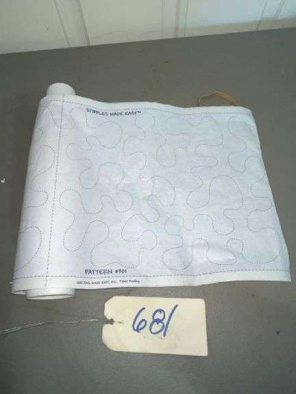 Quilting made easy stipple pattern sheet • Crimson circle (Garage ...