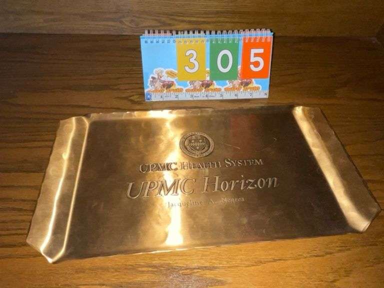 Wendell august forge 20 years of service UPMC health systems upmc horizon plate • Bedroom 1 ...