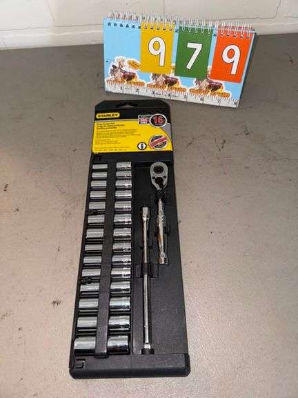 Stanley deep socket set • Kitchen (first floor) - Duck Soup Auctions