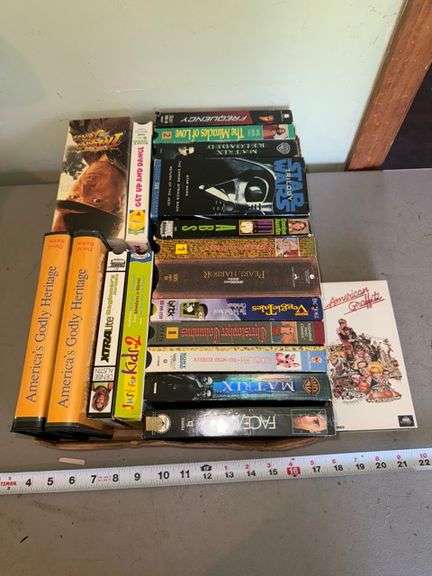 Vhs tapes • Back room - Duck Soup Auctions