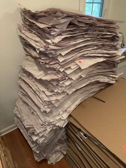5ft stack of packing paper bring help, there is a lot of paper! • Room ...
