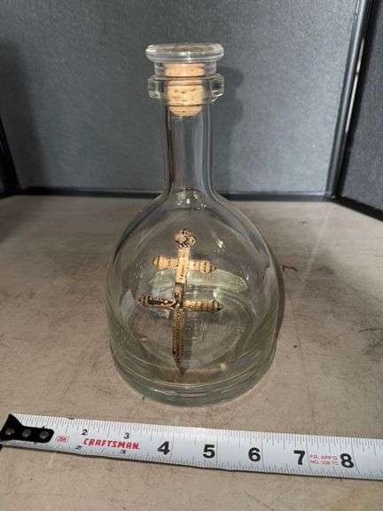 D’usse cognac bottle with cork top • 750ml • Garage - Duck Soup Auctions