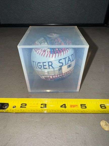Tiger stadium collectible baseball • Kitchen - Duck Soup Auctions