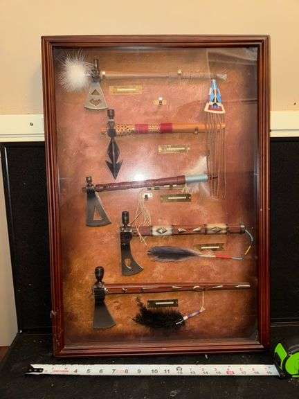 Tomahawk collection with locations and names • 18x26 • Great room ...