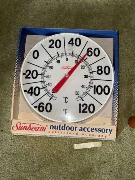 Sunbeam outdoor thermometer • New in Box • Second floor - Duck Soup ...