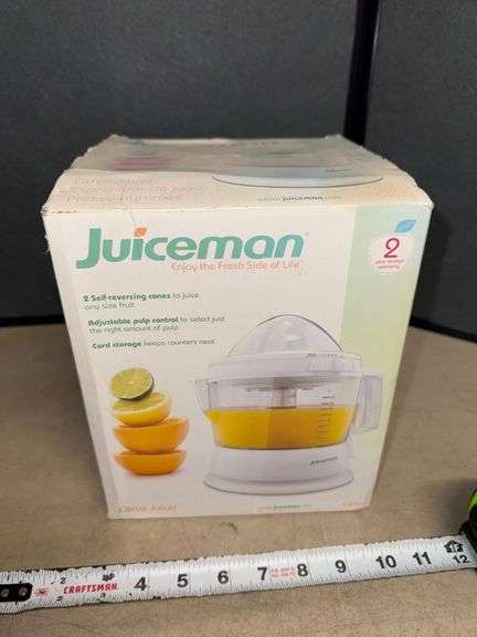 Juiceman citrus juicer • Basement - Duck Soup Auctions