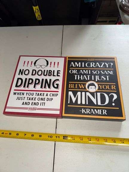 Seinfeld signs • Office - Duck Soup Auctions