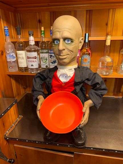 Electric butler bowl • Basement bar - Duck Soup Auctions