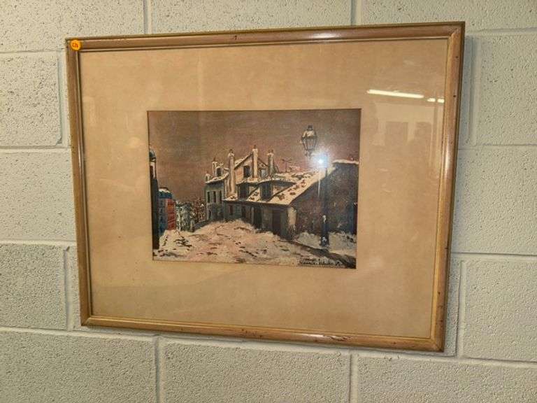 Framed signed wall decor • 30x24 • Basement • ( Click for More Photos ...