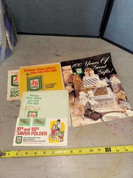 S&H Green Stamp booklets and gift magazine • Basement - Duck Soup Auctions