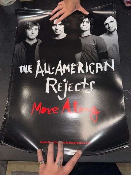 All american rejects poster • 24x18 • Basement - Duck Soup Auctions