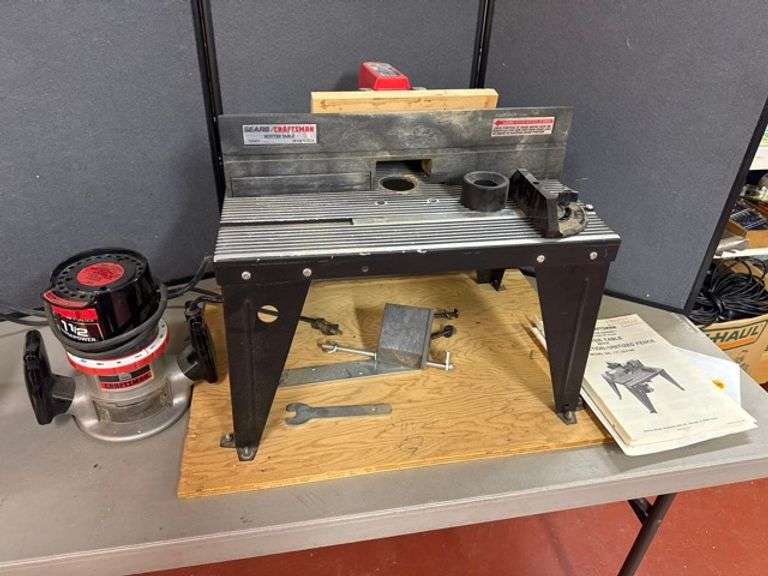 Sears craftsman router table • Basement - Duck Soup Auctions