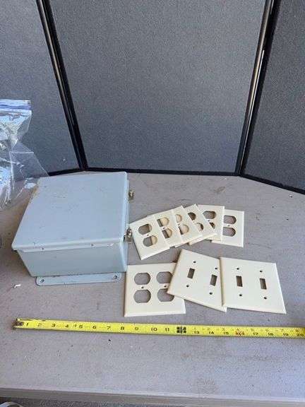 Grounding box and switch plates • Garage - Duck Soup Auctions