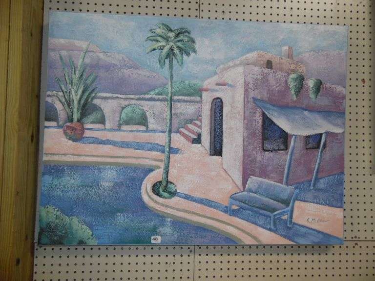 S. McGrow Painting - Dunker Auction