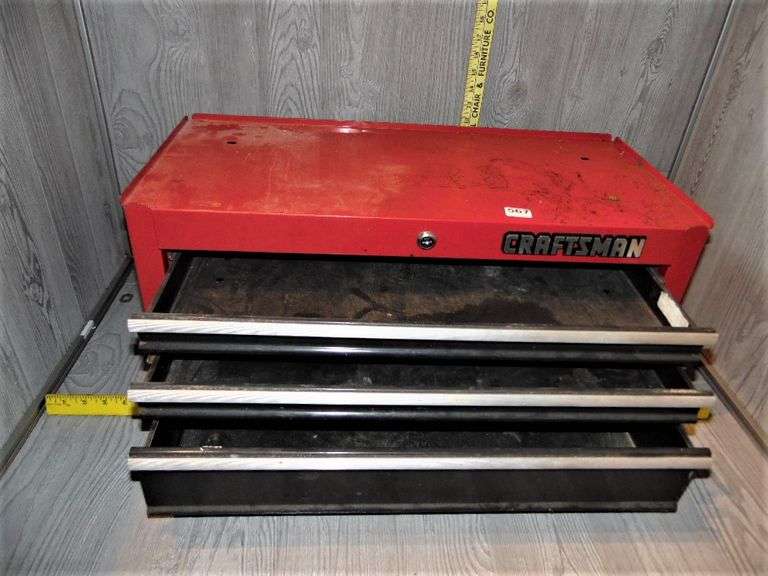 Craftsman 3 Drawer Tool Box - Dunker Auction