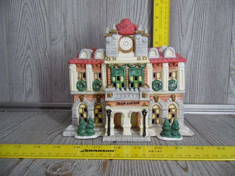 Ceramic Train Station - Dunker Auction