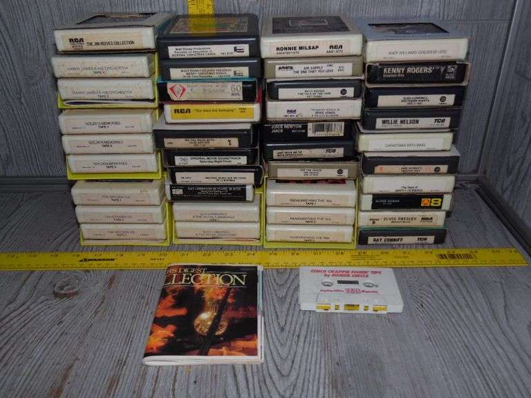 8 Track Tapes - Dunker Auction