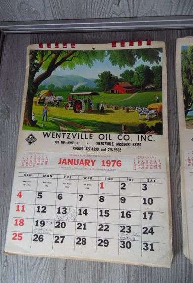 Wentzville Oil Co. Inc. Calendars - Dunker Auction