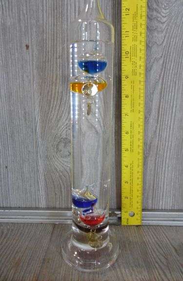 Lava Lamp & Galileo Thermometer - Dunker Auction