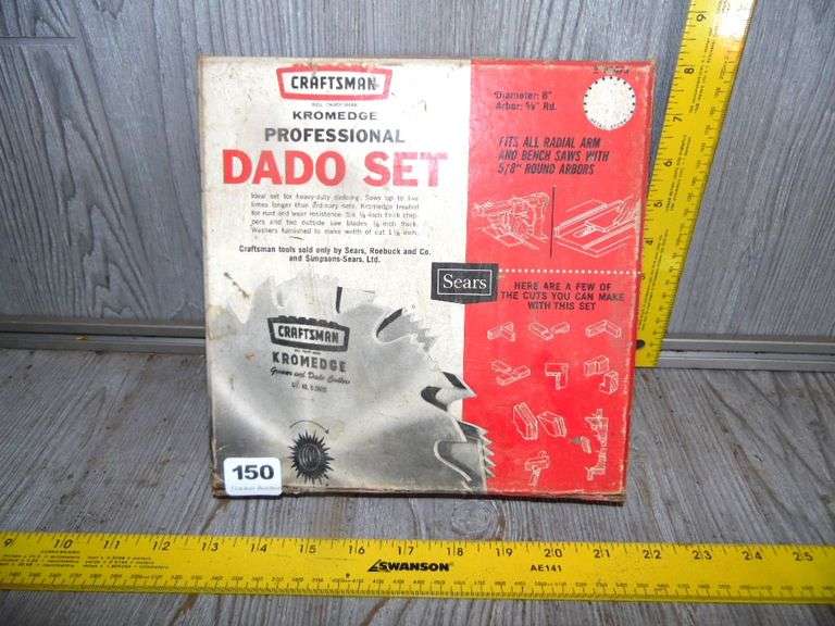 Craftsman Dado Set - Dunker Auction