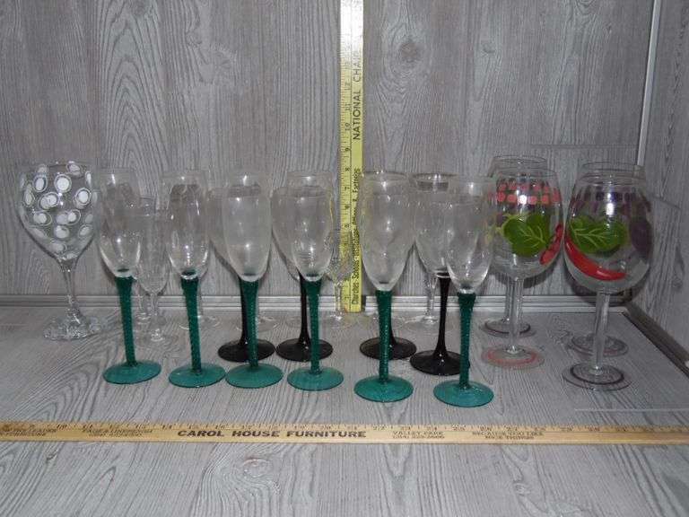 Assorted Stemware - Dunker Auction