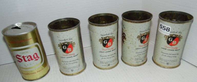 Griesedick & Stag Beer Cans - Dunker Auction