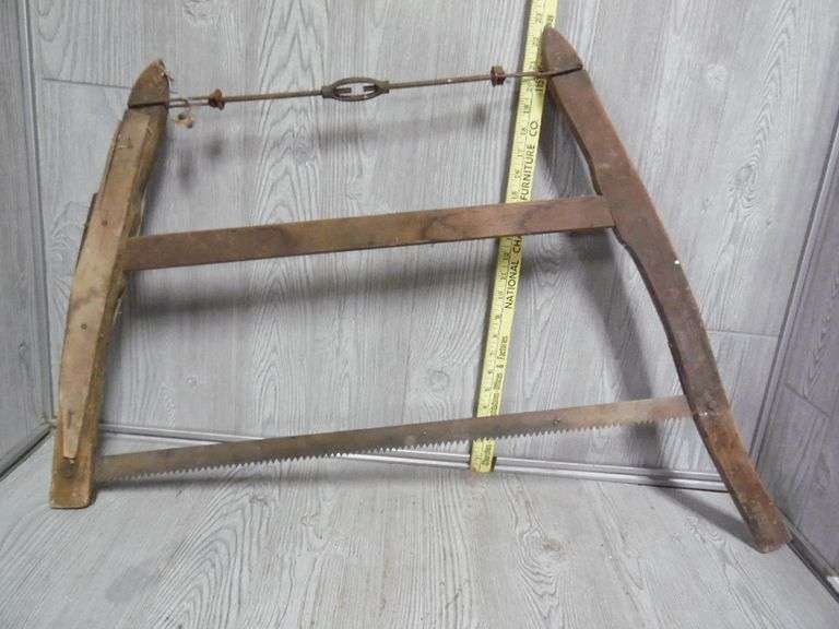 Primitive Buck Saw - Dunker Auction