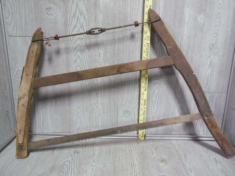 Primitive Buck Saw - Dunker Auction