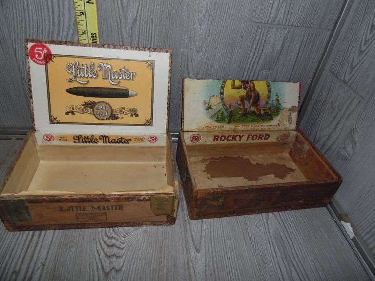 Cigar Boxes - Dunker Auction