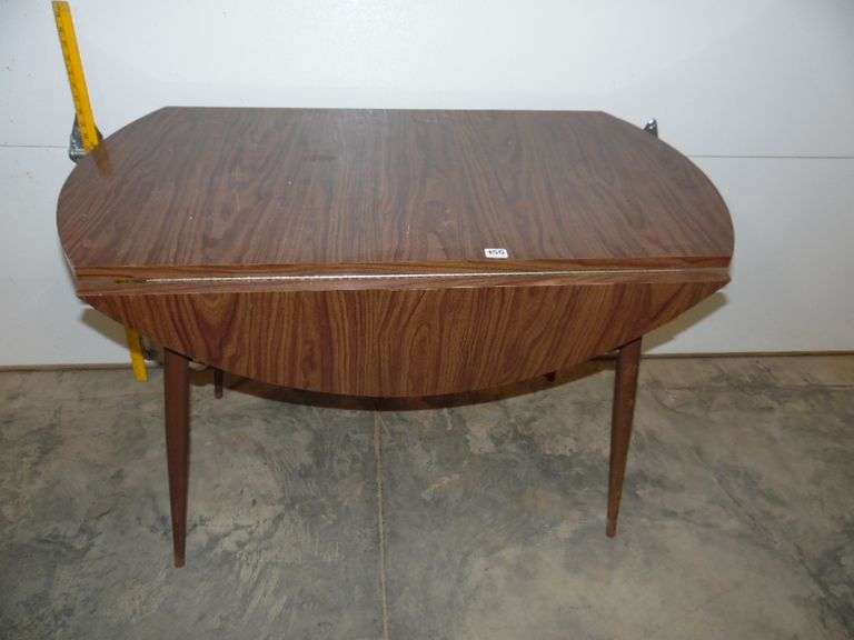 Drop Leaf Formica Kitchen Table - Dunker Auction